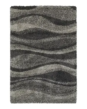 ORIENTAL WEAVERS Henderson Shag 5992e Area Rug, 5'3 X 7'6 - Gray/charcoal