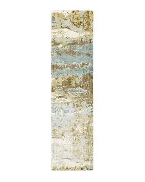 ORIENTAL WEAVERS Formations 70001 Runner Area Rug, 2'6 X 10 - Blue/brown