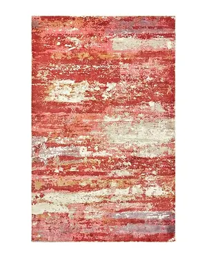 ORIENTAL WEAVERS Formations 70004 Runner Area Rug, 2'6 X 10 - Pink/red