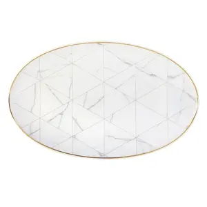 VISTA ALEGRE Carrara Large Oval Platter - White