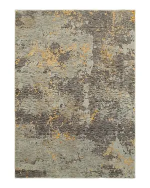 ORIENTAL WEAVERS Evolution 8025b Area Rug, 8'6 X 11'7 - Gray/gold