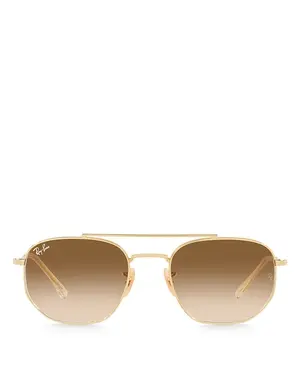Ray-ban Angular Sunglasses - Gold/brown Gradient