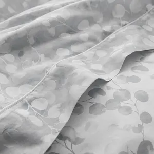 ANNE DE SOLENE Rosee Fitted Sheet, Queen - Gris
