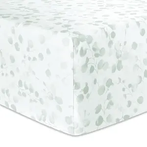 ANNE DE SOLENE Rosee Fitted Sheet, King - Sauge