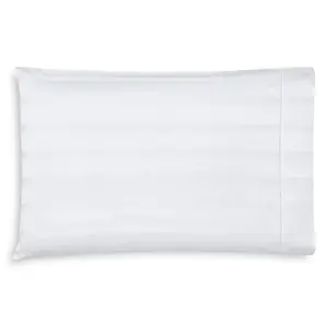SFERRA Giza 45 Stripe Standard Pillowcase, Pair - White
