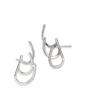 Bloomingdale'S Diamond Statement Earrings In 14k Gold, 0.40 Tcw