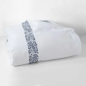 SFERRA Saxon Duvet Cover, Full/queen Indigo