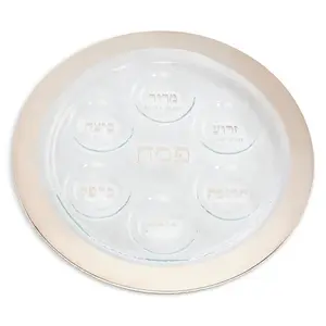 ANNIEGLASS Seder Plate - Platinum