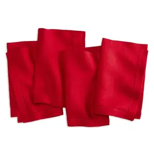 SFERRA Festival Dinner Napkins, Set Of 4 Red