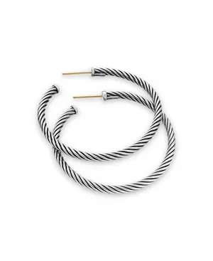 David Yurman Cable Hoop Earrings