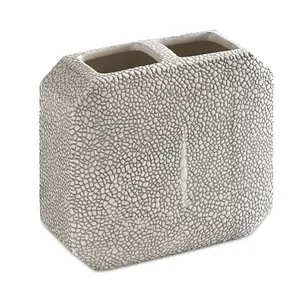 KASSATEX Shagreen Toothbrush Holder - Porcelain