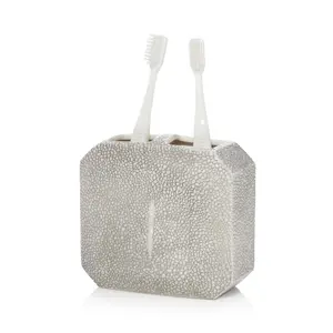 KASSATEX Shagreen Toothbrush Holder
