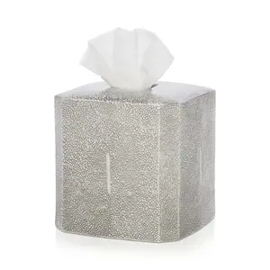 KASSATEX Shagreen Tissue Holder - Porcelain