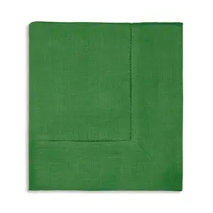 SFERRA Festival Tablecloth, 90 Round - Emerald