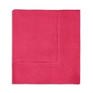 SFERRA Festival Tablecloth, 90 Round - Raspberry