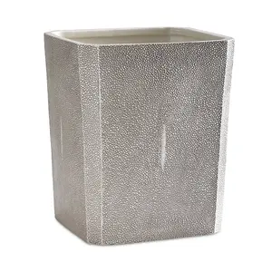 KASSATEX Shagreen Waste Basket - Porcelain