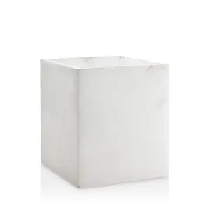 KASSATEX Alabaster Wastebasket - White