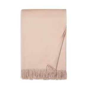 SFERRA Cashmere Dorsey Throw Rose