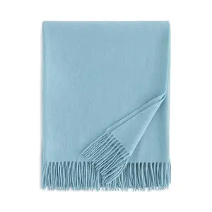 SFERRA Cashmere Dorsey Throw Sky