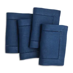 SFERRA Festival Cocktail Napkins, Set Of 4 - Navy