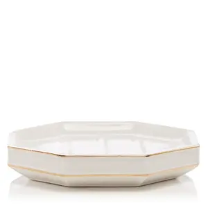 KASSATEX St. Honore Soap Dish - White / Gold