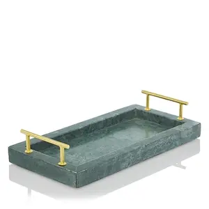 KASSATEX Esmeralda Tray - Green Marble