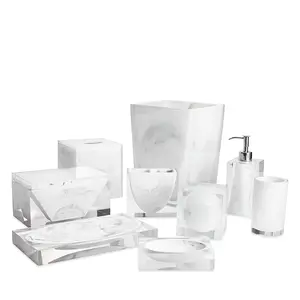KASSATEX Ducale Waste Basket - White/black