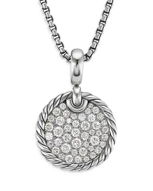 David Yurman Dy Elements Pave Diamond Pendant