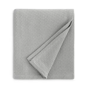 SFERRA Corino Blanket, Twin - Silver