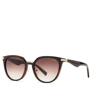 Tumi Tumi 004 Cat Eye Sunglasses Brown/brown Gradient