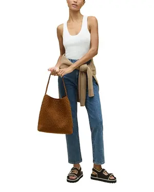 NAGHEDI Nomad Medium Hobo Bag - Teak