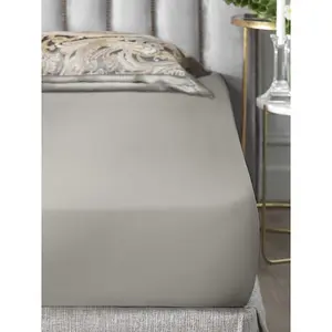 TOGAS House Of Textiles Lorenzo Silk Flat Sheet, King Exclusive - Green
