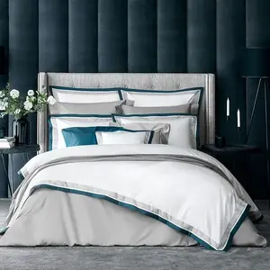 TOGAS House Of Textiles Pallada Duvet Cover, King - Gray/blue