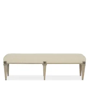 BERNHARDT Santa Barbara Bench - Sandstone/vintage Nickel