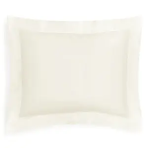 MATOUK Sierra Hemstitch Standard Sham Ivory