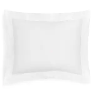 MATOUK Sierra Hemstitch Standard Sham - White