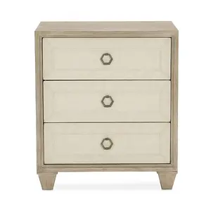 BERNHARDT Santa Barbara 3 Drawer Nightstand, Small - Sandstone