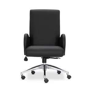BERNHARDT Patterson Office Chair - Black/stainless Steel