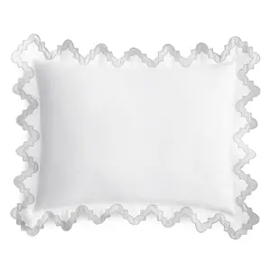 MATOUK Aziza Boudoir Sham - Silver