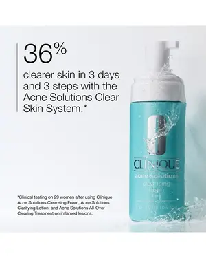 CLINIQUE Acne Solutions Cleansing Foam - No Color