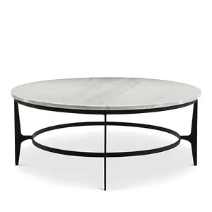 BERNHARDT Avondale Round Cocktail Table - Marble