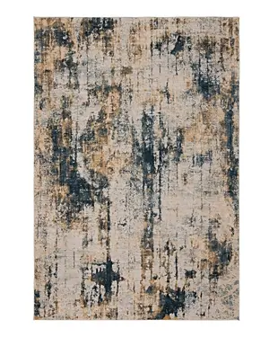 MINK HOME Alloy All341 Area Rug, 3' X 5' Teal