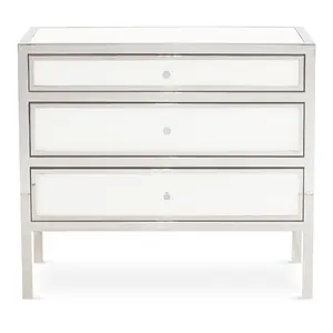 BERNHARDT Blanca Wide Nightstand - White