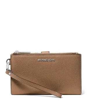 Michael Kors Michael Michael Kors Double Zip Wristlet Driftwood