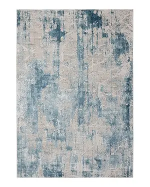 MINK HOME Alloy All341 Area Rug, 8' X 11 - Light Blue