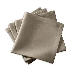 MATOUK Chamant Napkins, Set Of 4 Stone