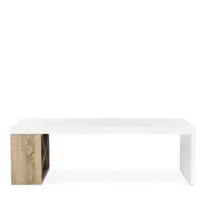 SAFAVIEH Couture Carlton Modern Scandinavian Side Storage Coffee Table - White
