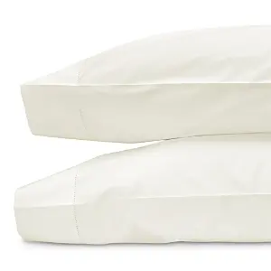 MATOUK Milano Hemstitch King Pillowcase, Pair Ivory