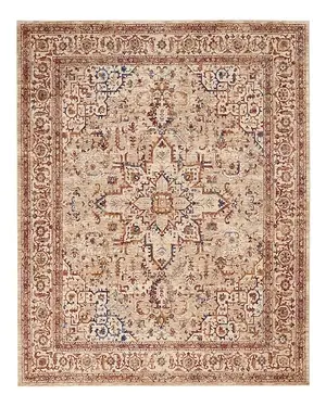MINK HOME Taza Heriz Area Rug, 7'10 X 9'10 - Beige