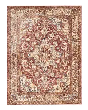 MINK HOME Taza Heriz Area Rug, 7'10 X 9'10 - Red